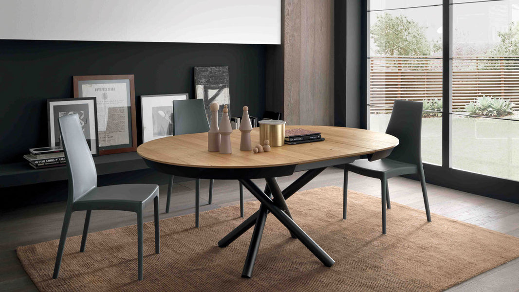 4X4 extendable dining table by ozzio | Bonbon Compact Living