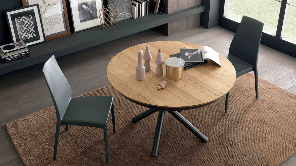 4X4 extendable dining table by ozzio | Bonbon Compact Living