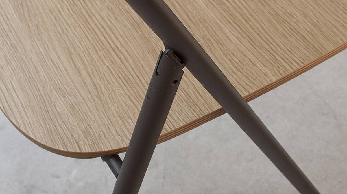 Joe wooden folding chair, space saving chair London UK