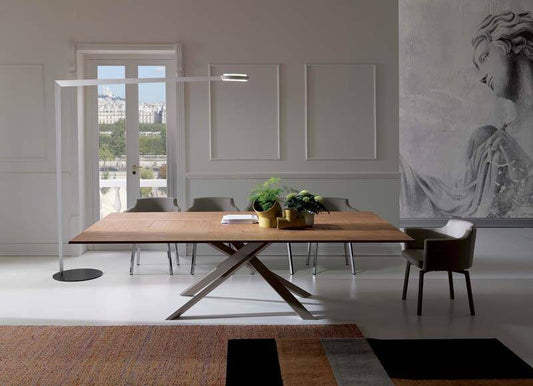 4X4 Extendable Dining Table by Ozzio - Bonbon Compact Living