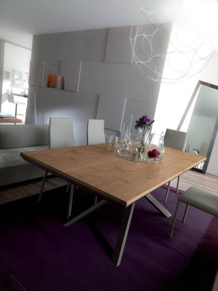 4X4 Extendable Dining Table by Ozzio - Bonbon Compact Living
